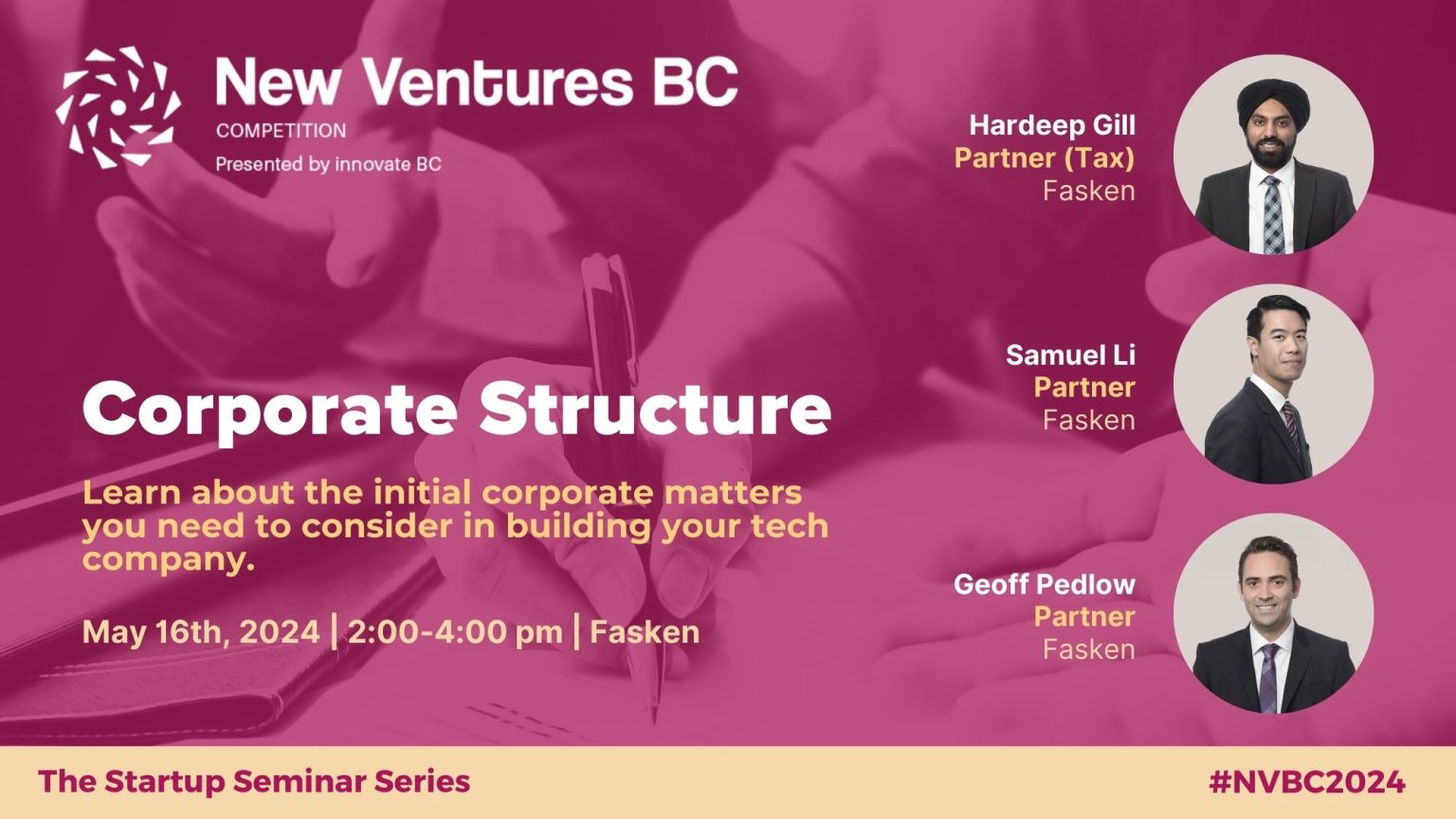 Corporate Structure - New Ventures BC